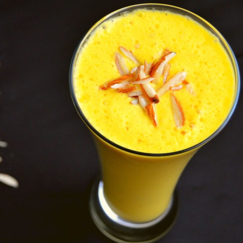 Indian Mango Lassi (Restaurant Style) - Flavours Treat