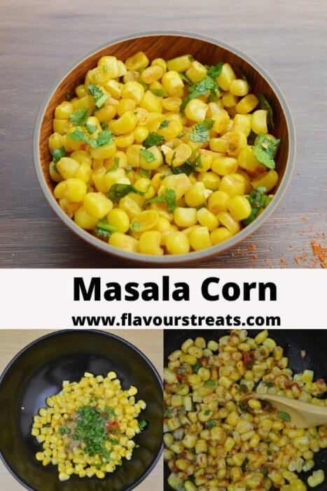 Masala Corn (Easy Sweetcorn Recipe + Video)