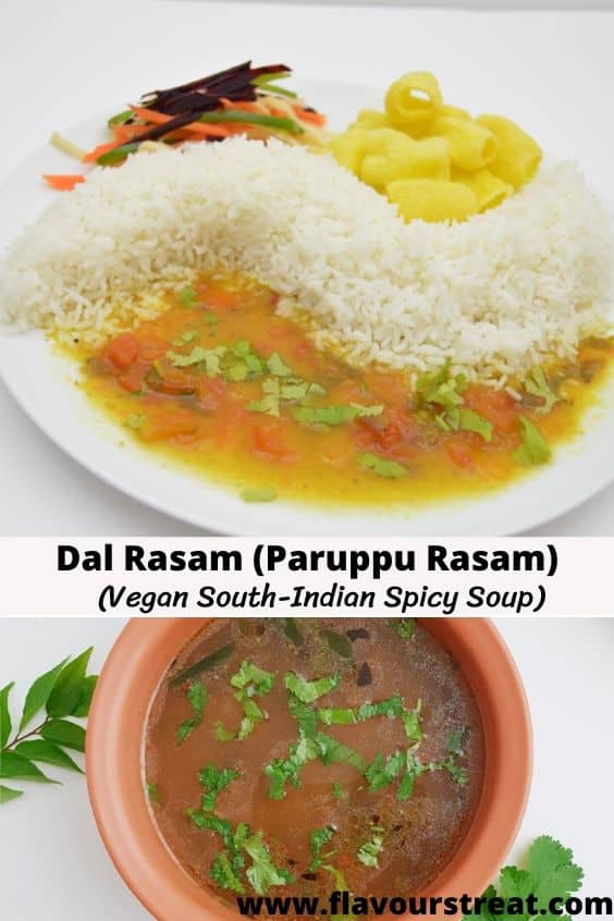 Dal Rasam Recipe (Paruppu Rasam) - Flavours Treat