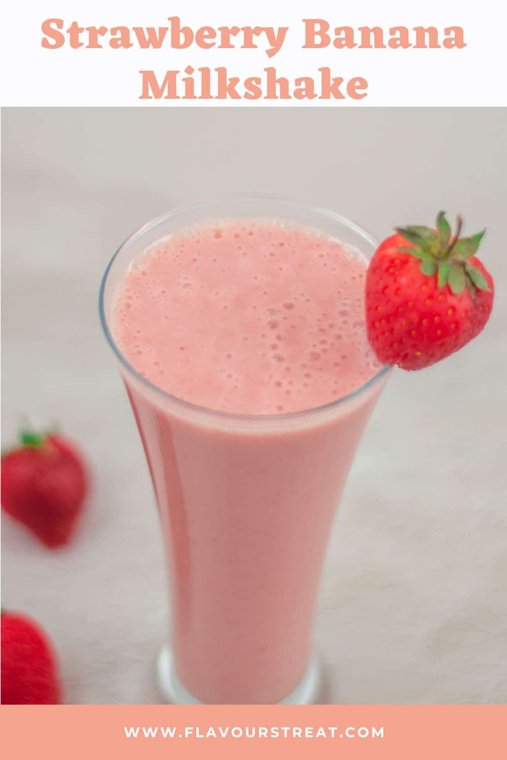 Strawberry Banana Milkshake Flavours Treat
