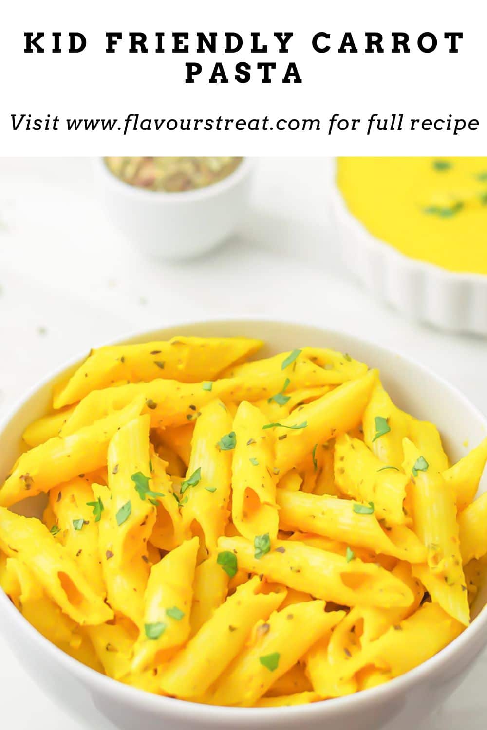 Creamy Carrot Pasta - Flavours Treat