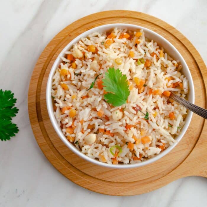 Easy Carrot Rice Recipe - Flavours Treat