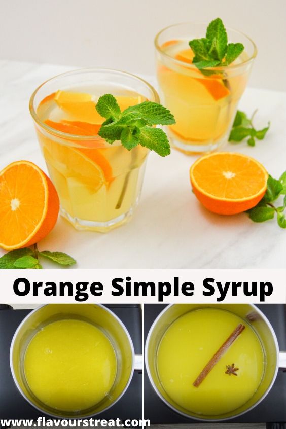 Orange Simple Syrup ( Orange Flavoured Syrup for Drinks & Cakes ...