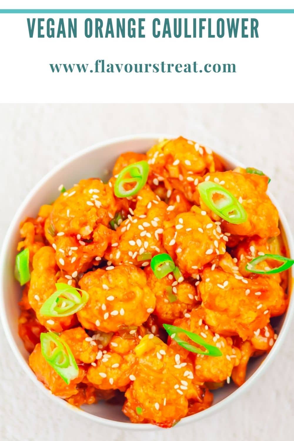 Baked Orange Cauliflower Recipe - Flavours Treat