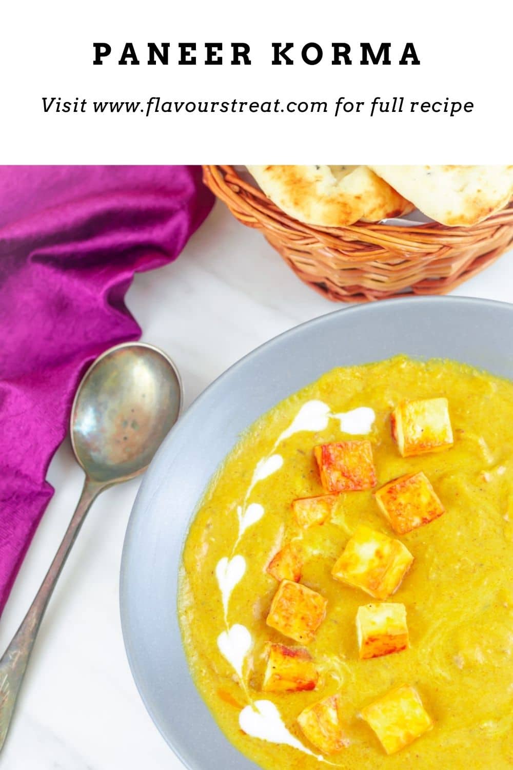 Creamy Paneer Korma Recipe - Flavours Treat