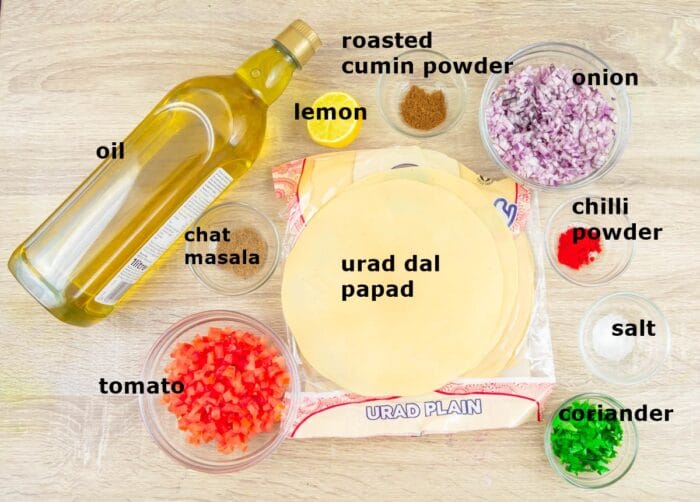 Masala Papad Recipe - Flavours Treat