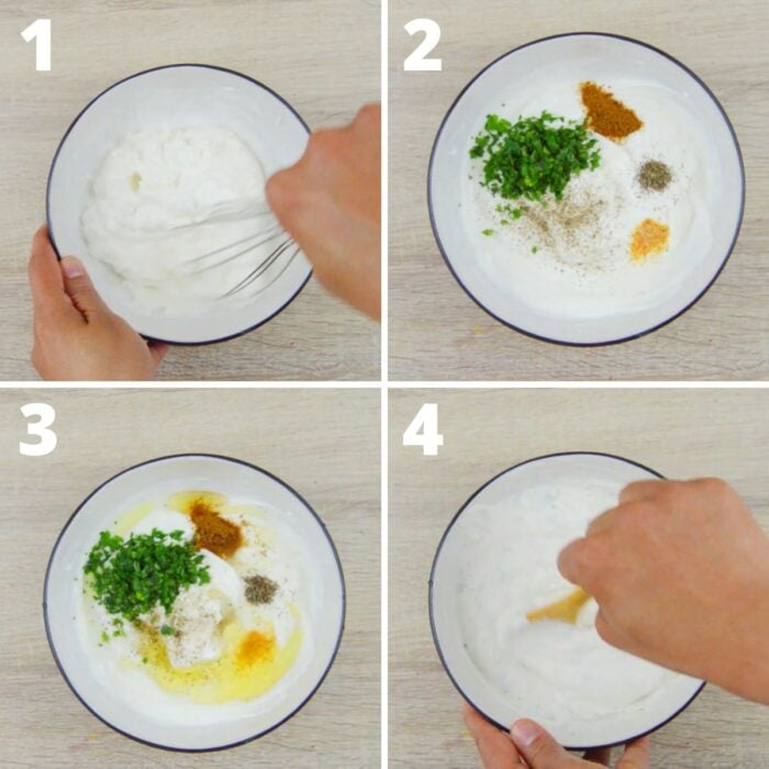 Yogurt Herb Dipping Sauce (Easy 5-Minute Greek Yogurt Dip) - Flavours Treat