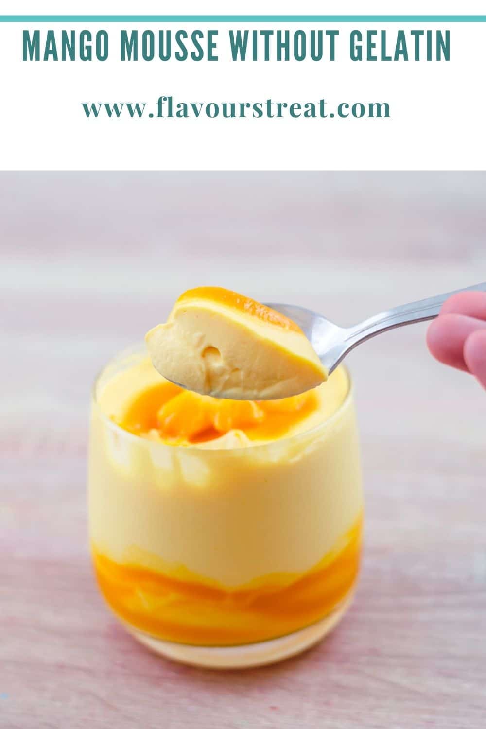 Easy 3 Ingredient Mango Mousse - Flavours Treat