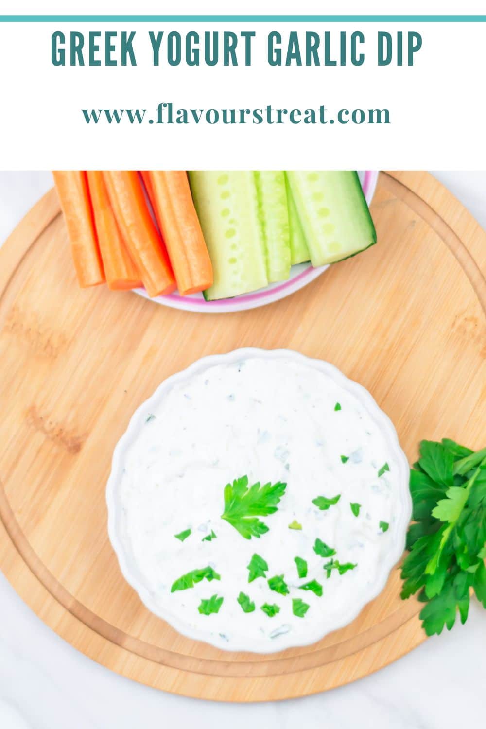 Yogurt Herb Dipping Sauce (Easy 5-Minute Greek Yogurt Dip) - Flavours Treat