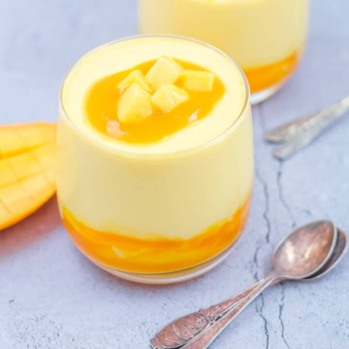 Easy 3 Ingredient Mango Mousse - Flavours Treat