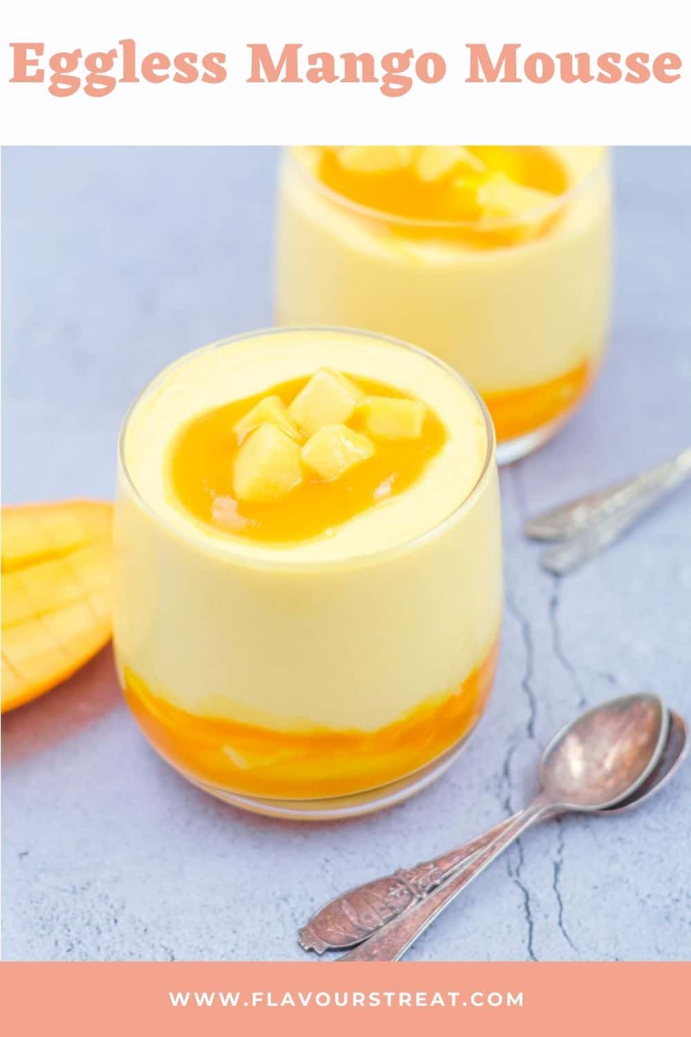 Easy 3 Ingredient Mango Mousse - Flavours Treat