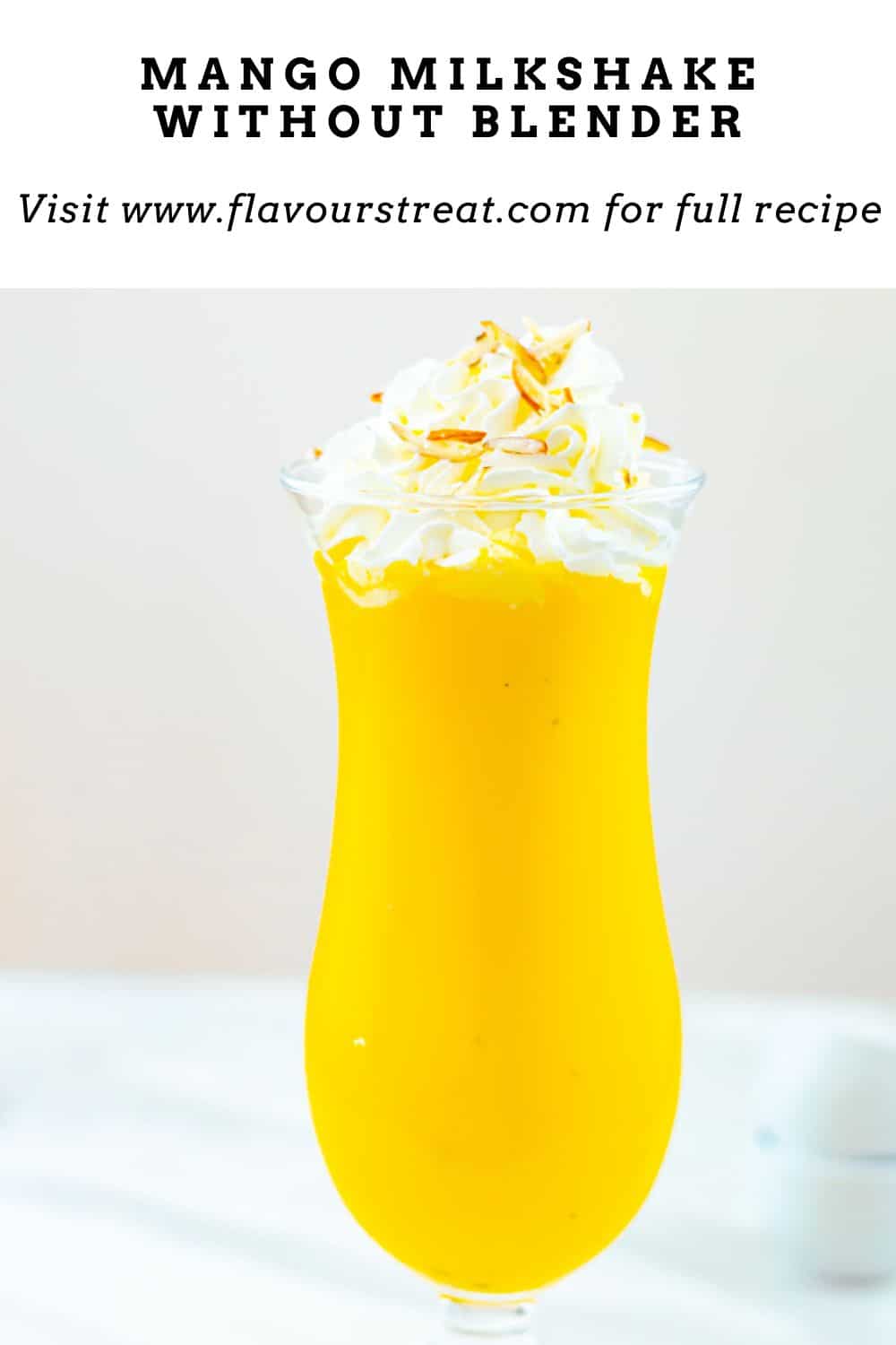 Mango Milkshake Recipe - Flavours Treat