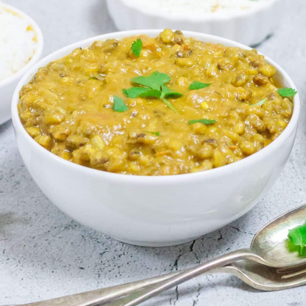 Green Moong Dal Recipe (Sabut Mung Curry) - Flavours Treat