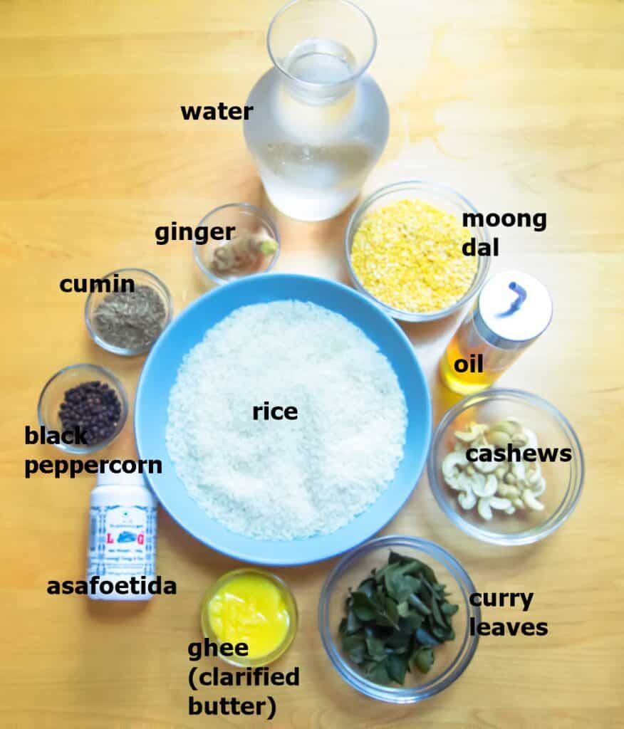 Instant Pot Ven Pongal Recipe - Flavours Treat