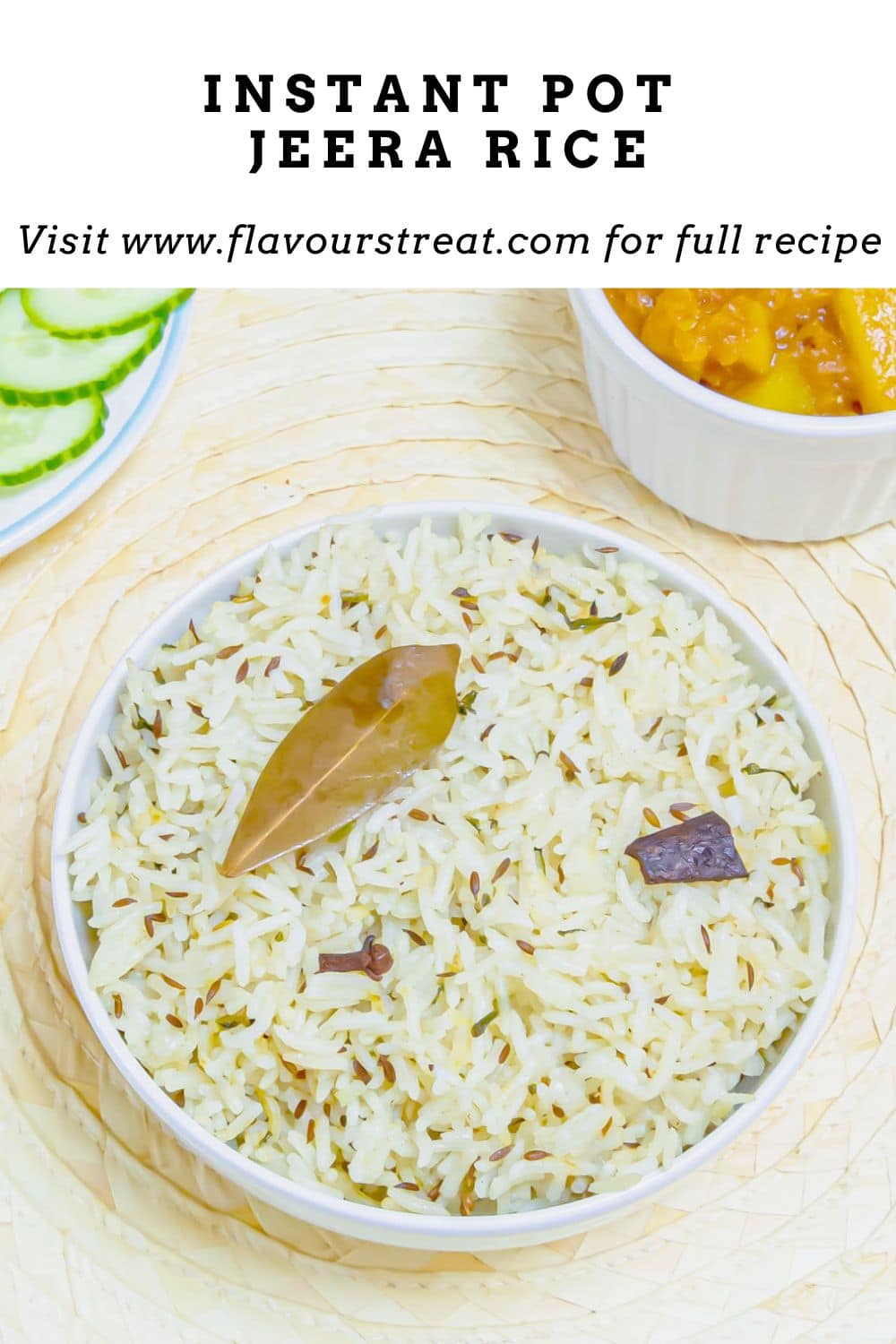 Instant Pot Jeera Rice Recipe (Indian Cumin Rice) - Flavours Treat