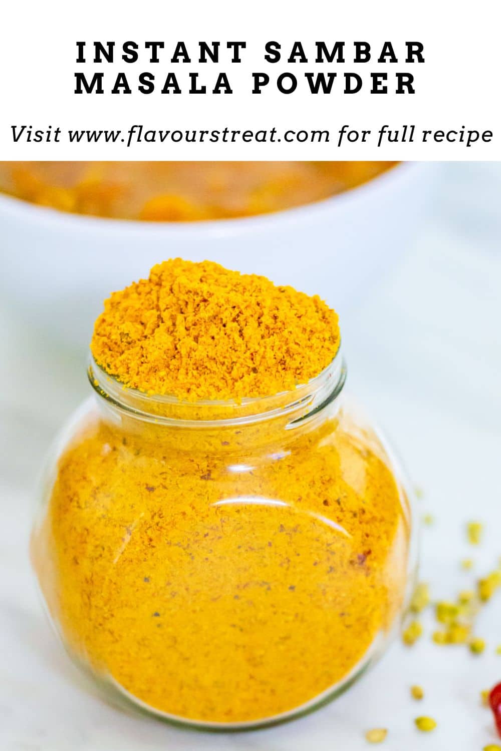 Instant Sambar Mix Recipe - Flavours Treat