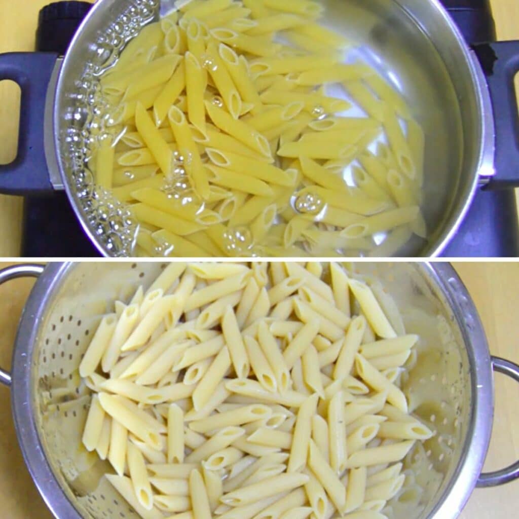 Zucchini Mushroom Pasta - Flavours Treat