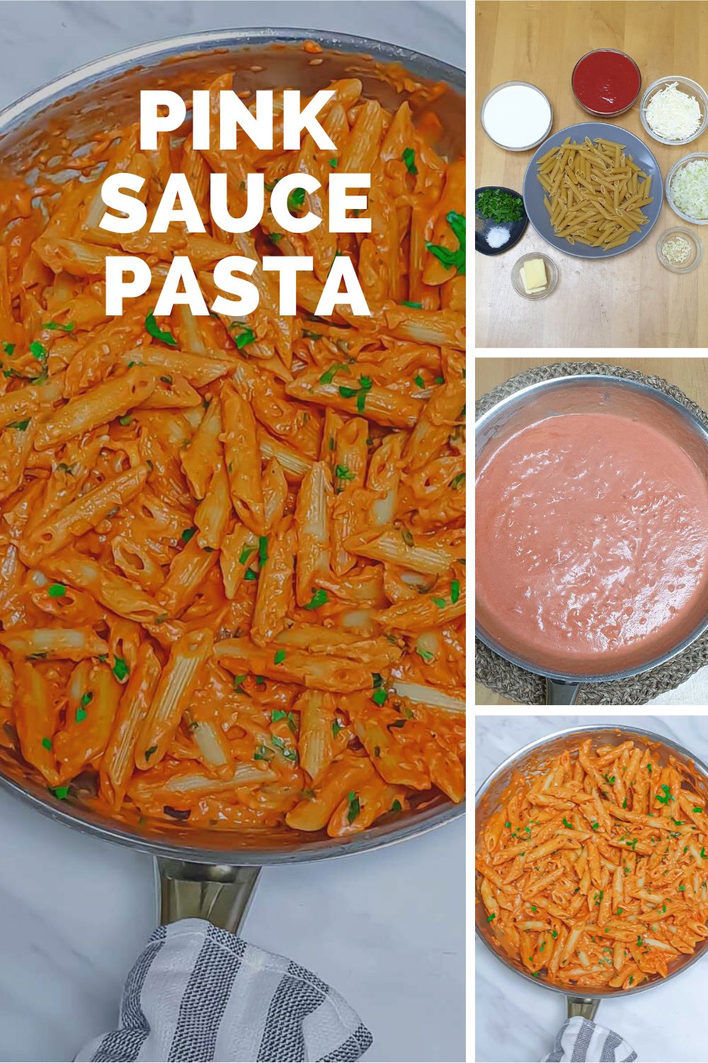 Italian Pink Sauce Pasta Recipe - Flavours Treat