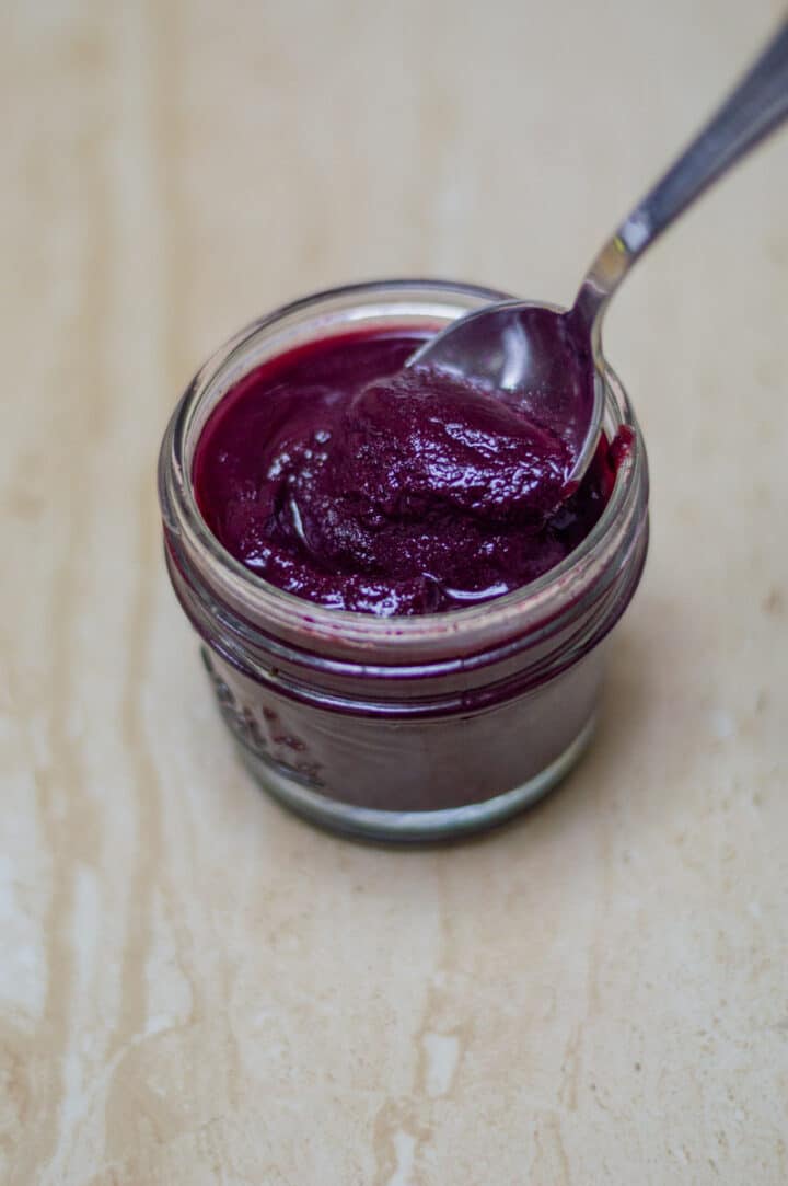Easy 3 Ingredient Blueberry Coulis - Flavours Treat