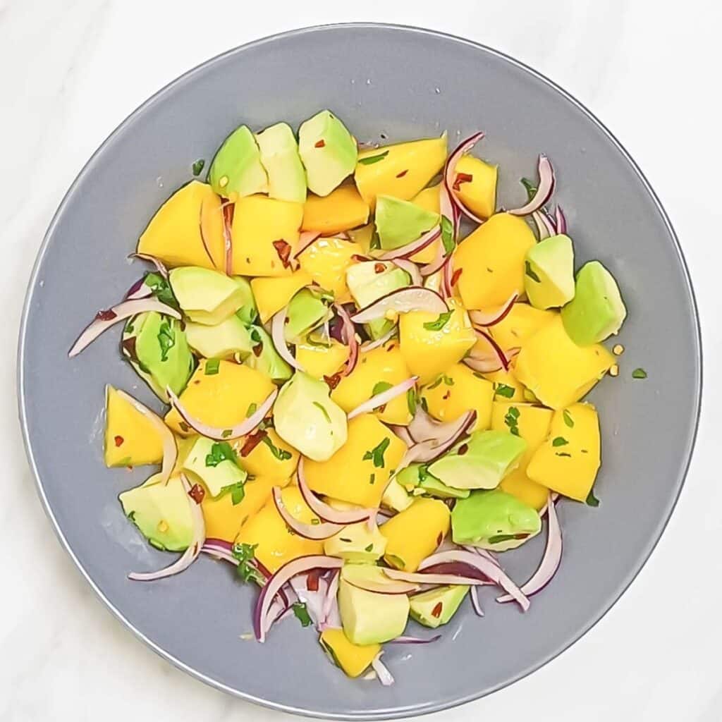 Mango Avocado Salad - Flavours Treat