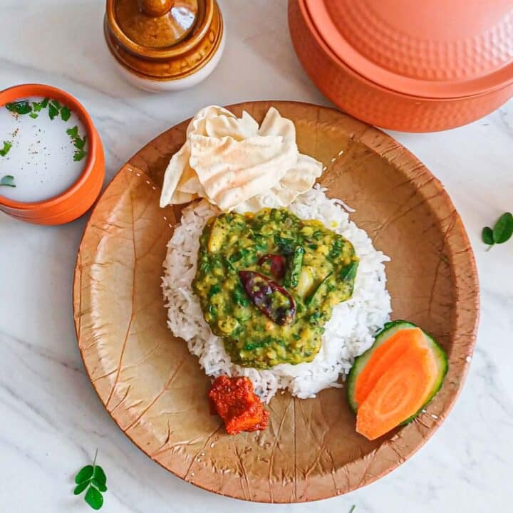 Moringa Leaves Dal (Drumstick Leaves Recipe) - Flavours Treat