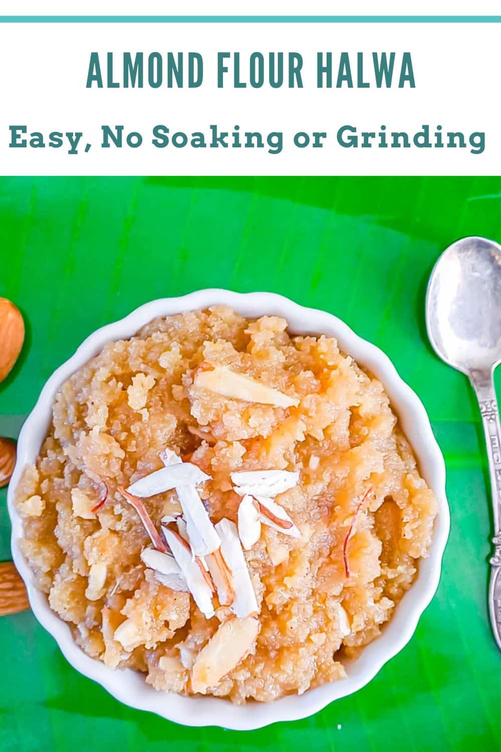 Badam Halwa with Almond Flour - Flavours Treat