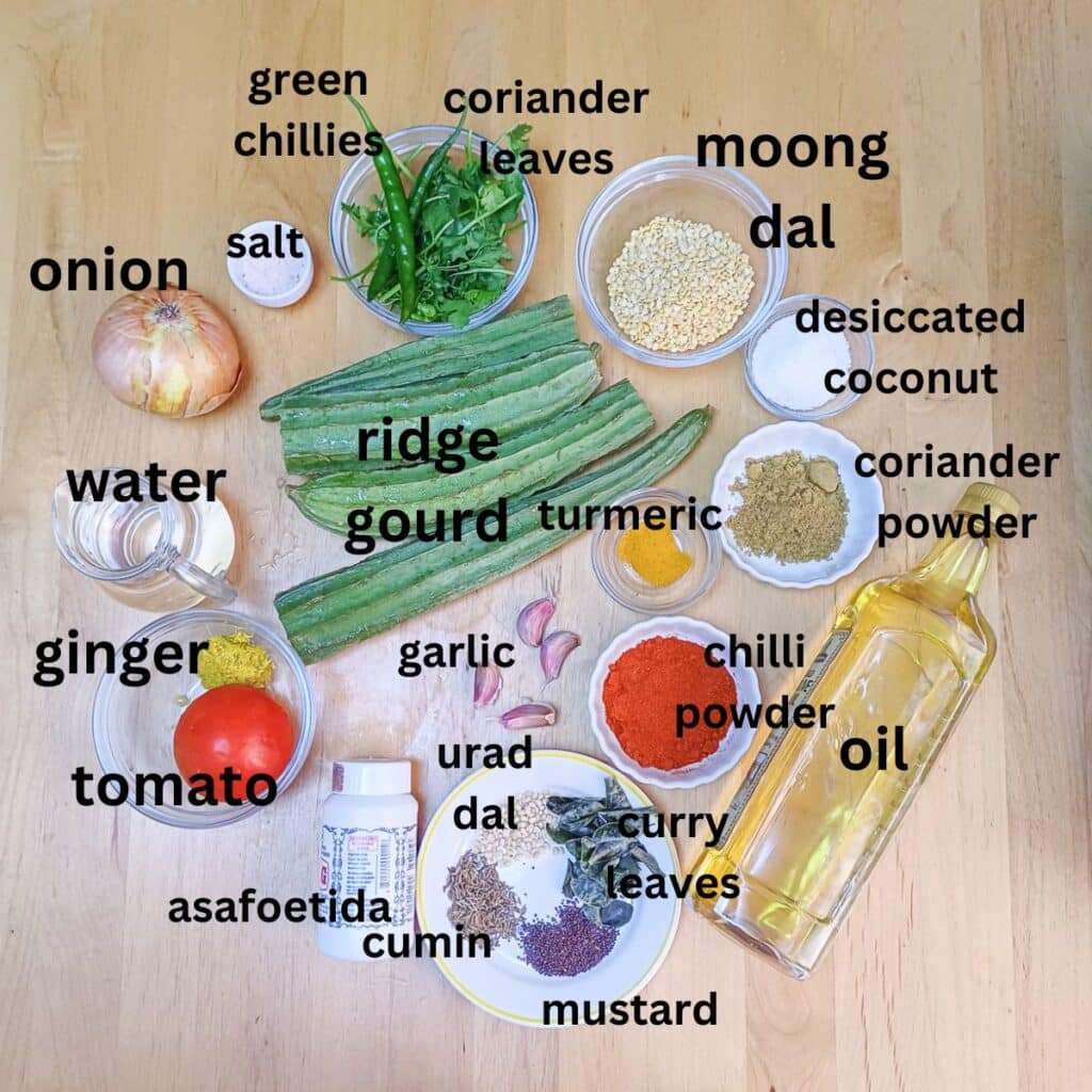 Turai Sabzi(Ridge Gourd Moong Dal Curry) - Flavours Treat