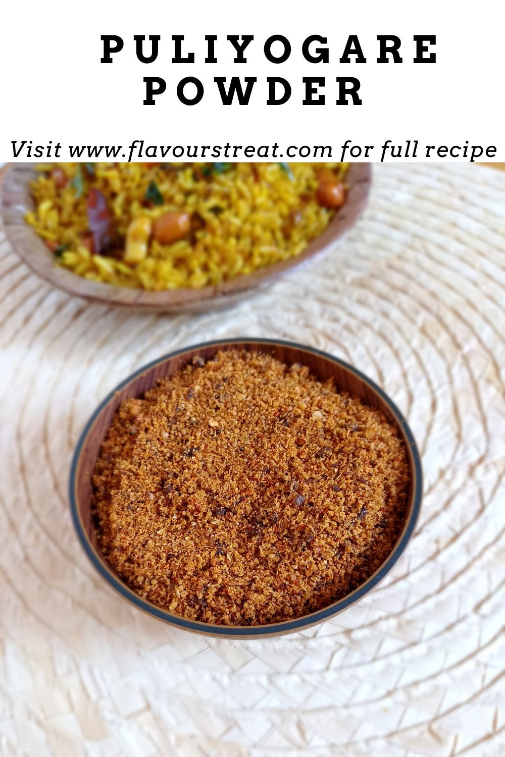 Instant Puliyogare Powder Recipe - Flavours Treat