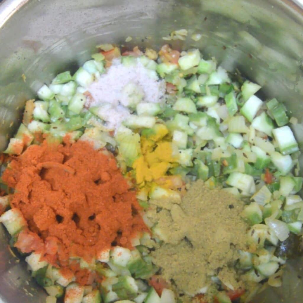 Turai Sabzi(Ridge Gourd Moong Dal Curry) - Flavours Treat