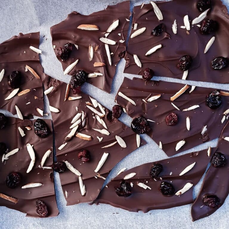 Dark Chocolate Almond Bark - Flavours Treat