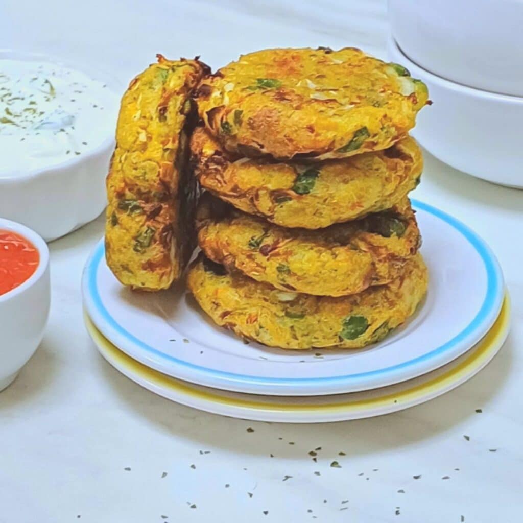 Kid Friendly Baked Vegetable Patties - Flavours Treat