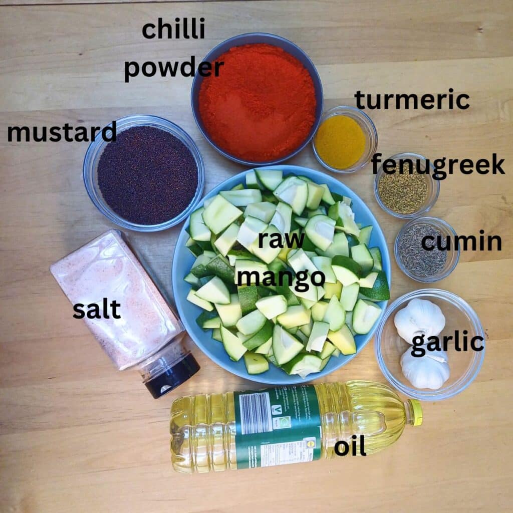 Avakaya Recipe (Mango Pickle) - Flavours Treat