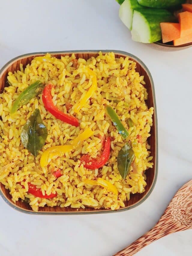 One Pot Vegetable Masala Rice - Flavours Treat