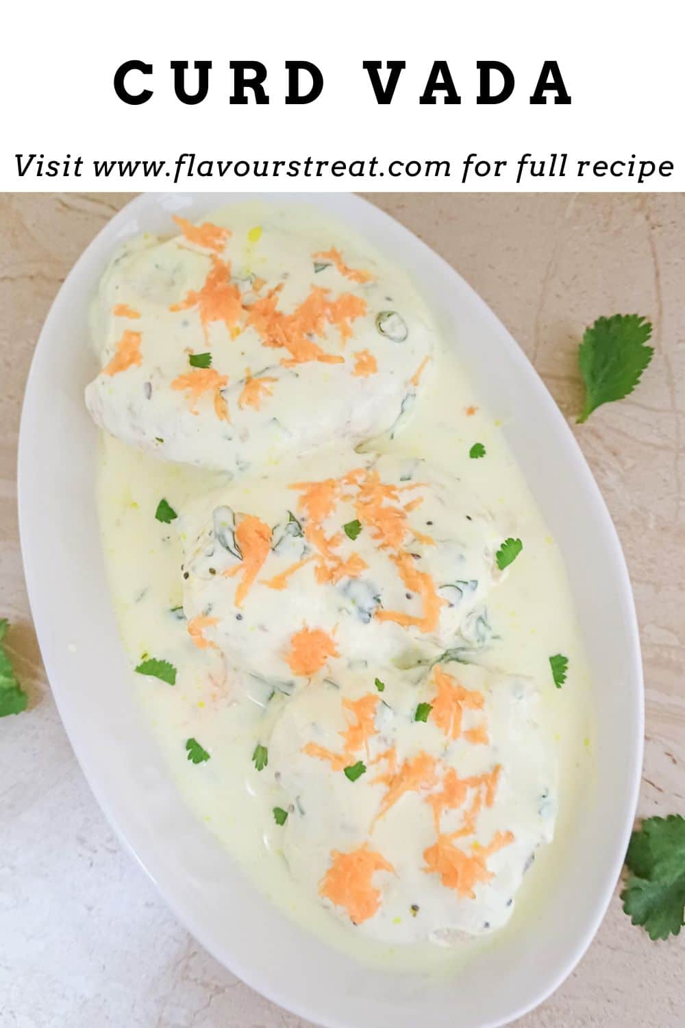 Perugu Vada (Curd Vada) - Flavours Treat
