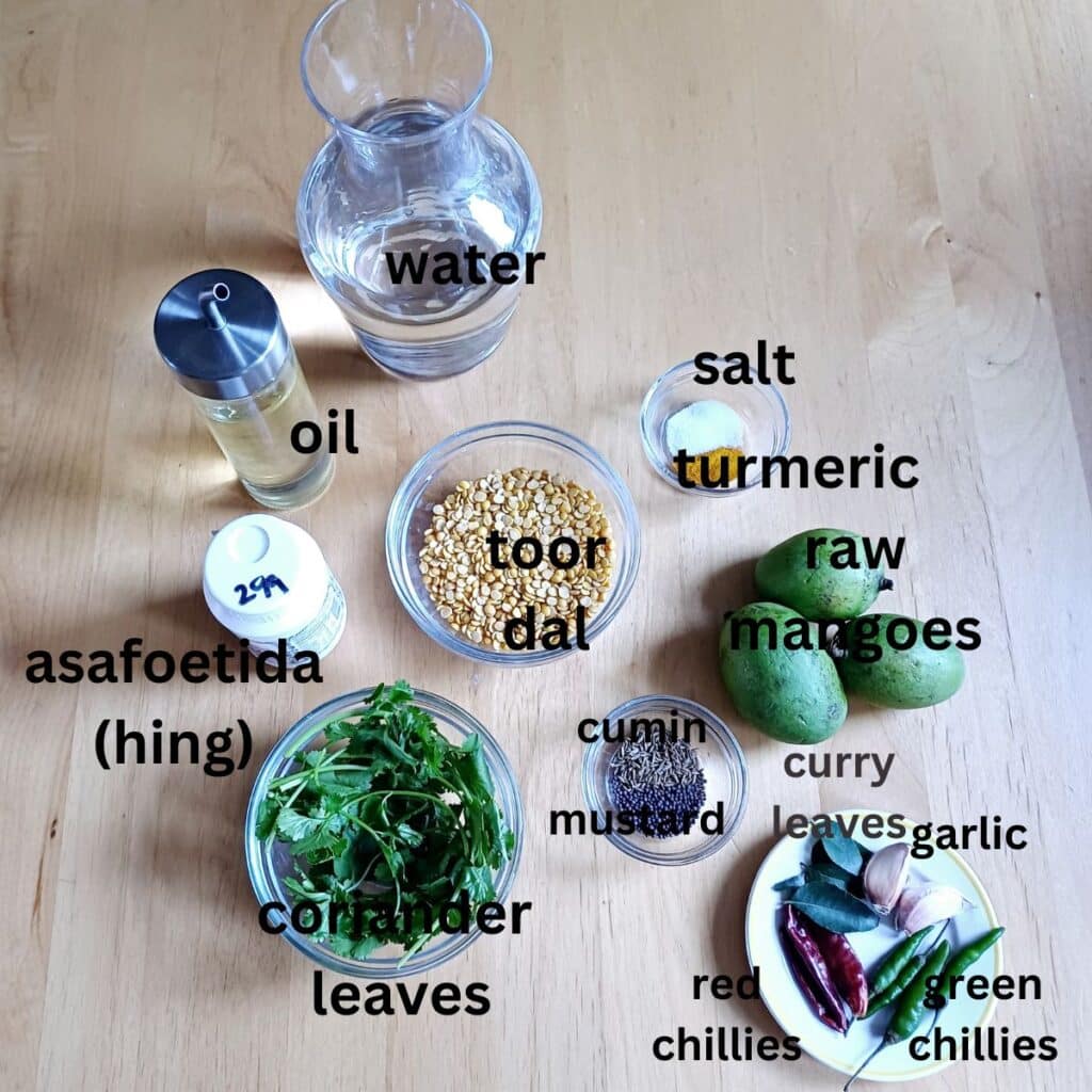 Raw Mango Dal (Green Mango Lentil Curry) - Flavours Treat