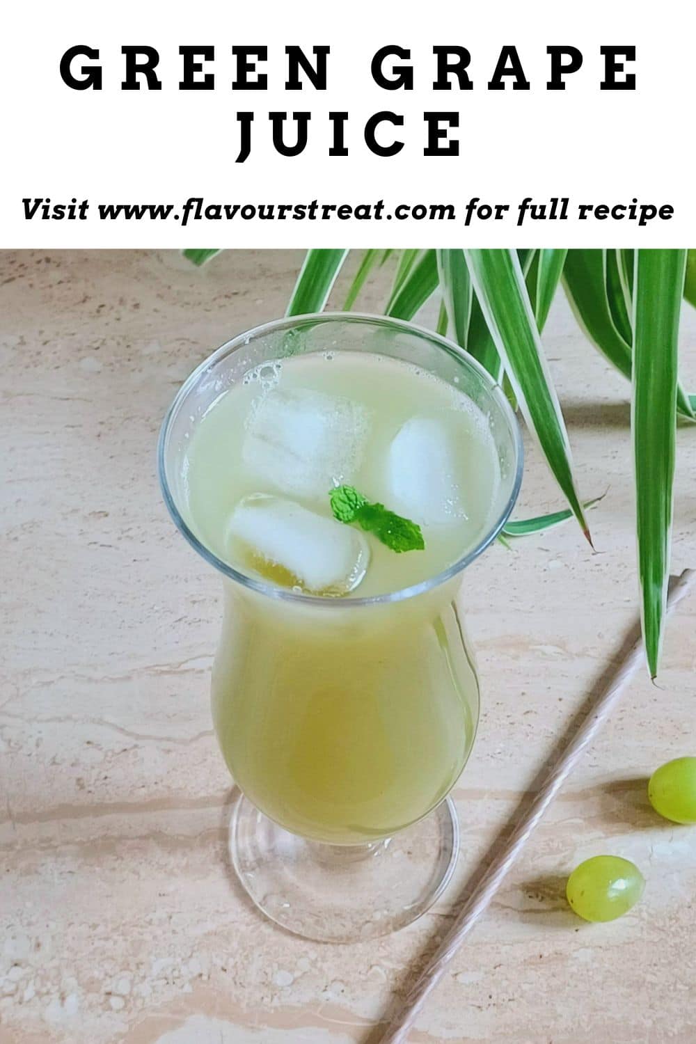 Fresh Green Grape Juice - Flavours Treat