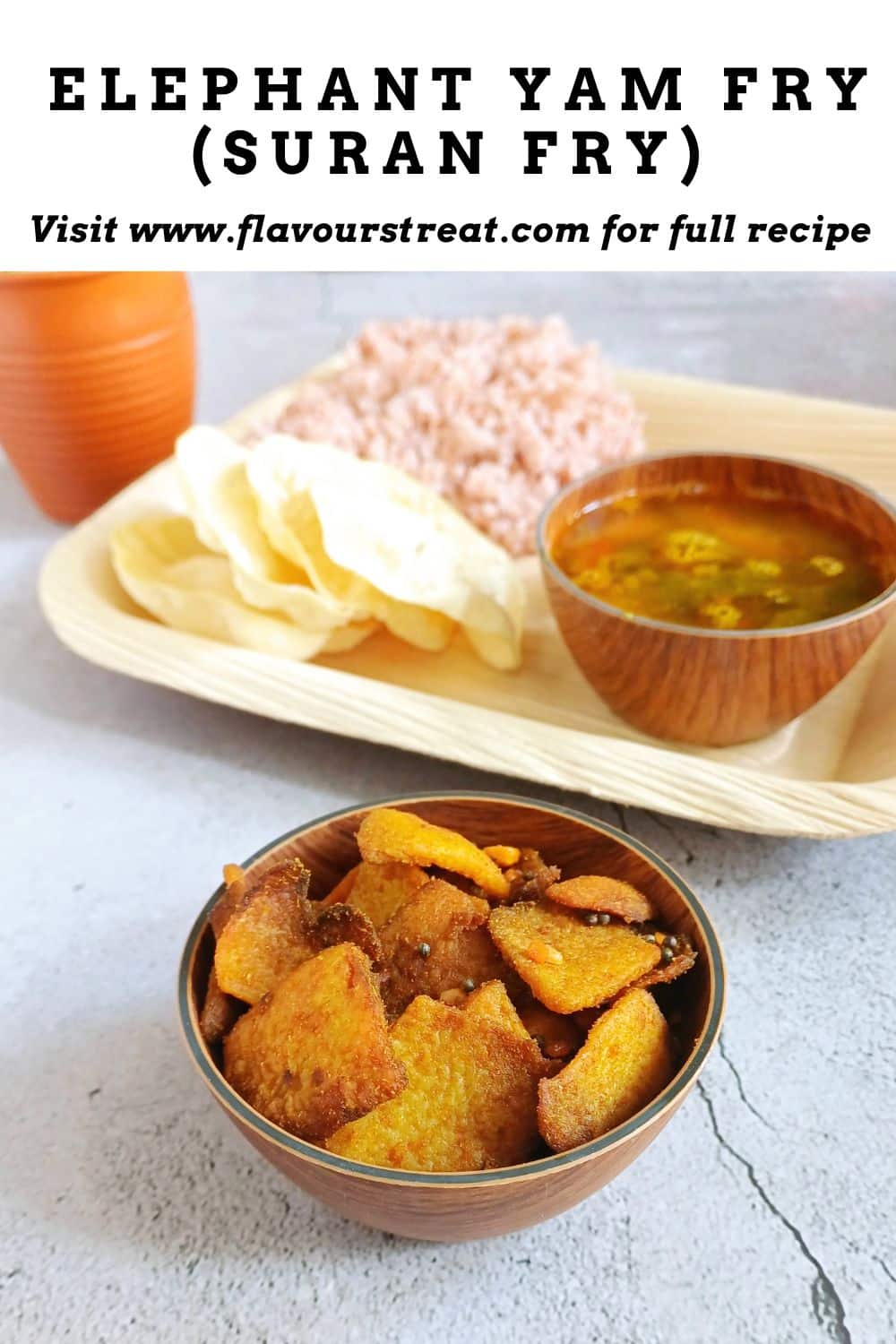 Elephant Yam Fry (Suran Fry) - Flavours Treat