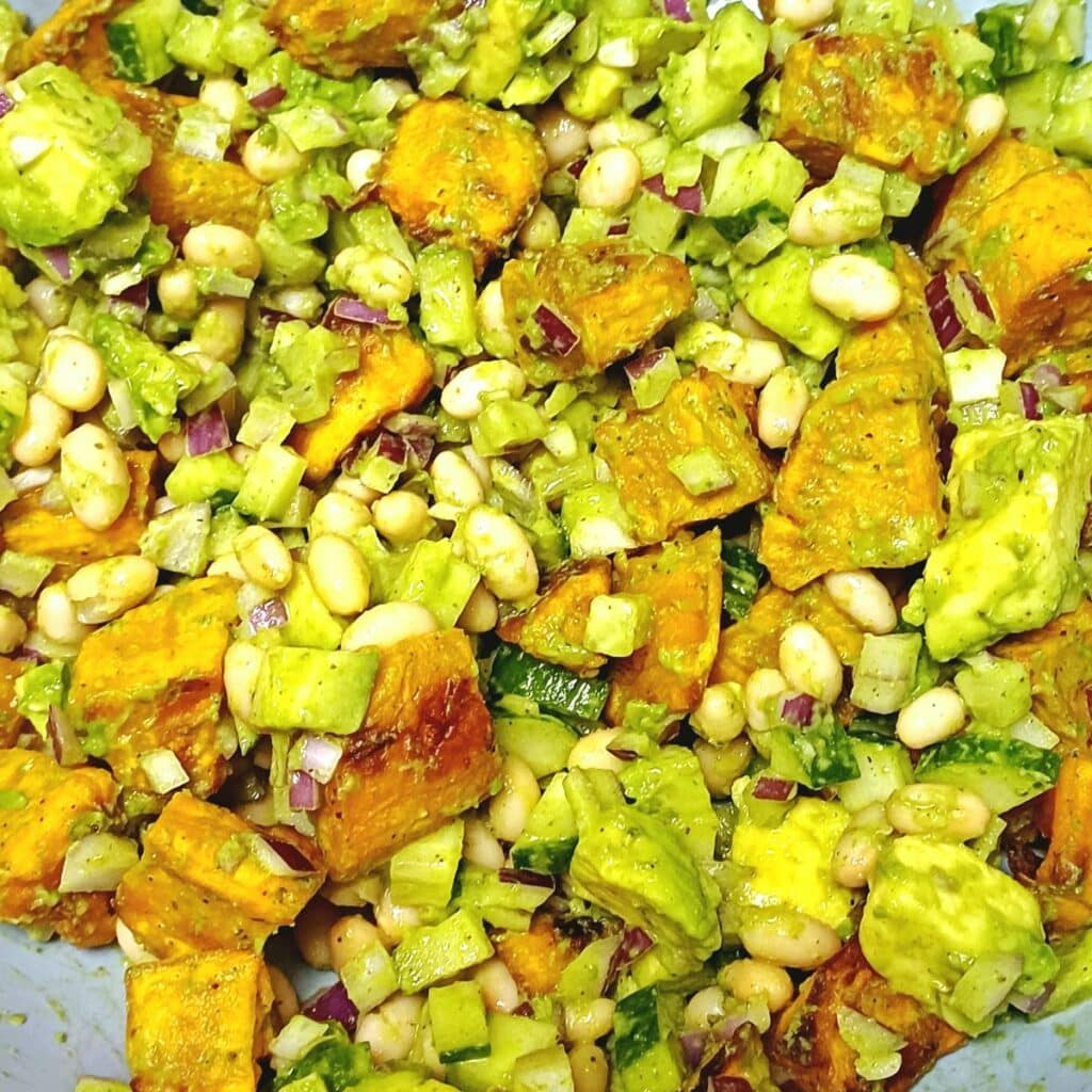 Sweet Potato Bean Salad - Flavours Treat