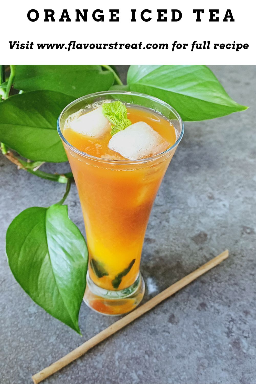 Orange Iced Tea - Flavours Treat