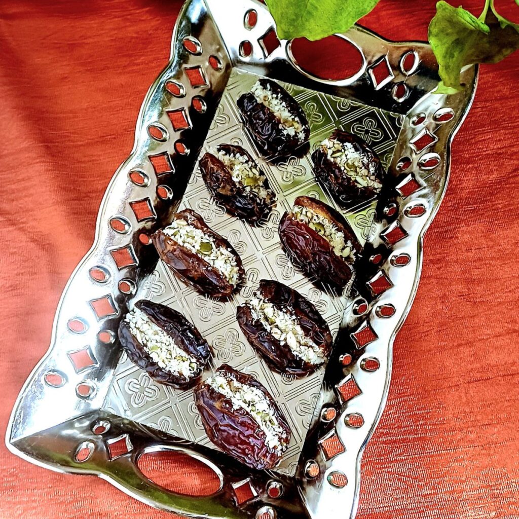 Coconut Superseed Stuffed Dates - Flavours Treat